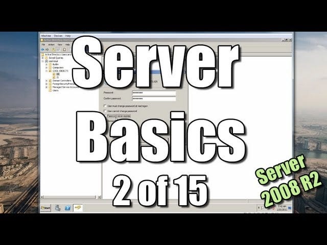 Server Basics (2) | Creating Users & Groups | Active Directory | by ...