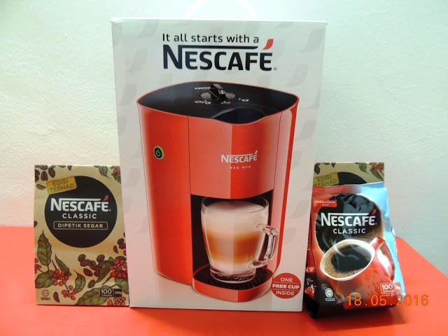 Nescafe Red Mug Coffee Machine @ Unboxing In Malaysia Experience | by ...