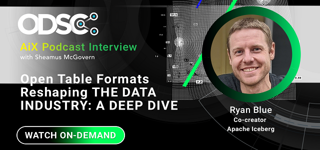 Podcast: Open Table Formats Reshaping the Data Industry — A Deep Dive with Ryan Blue | by ODSC ...