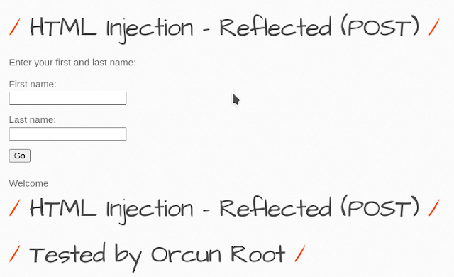 HTML Injection — Reflected (POST) | by Illegalworld | Medium