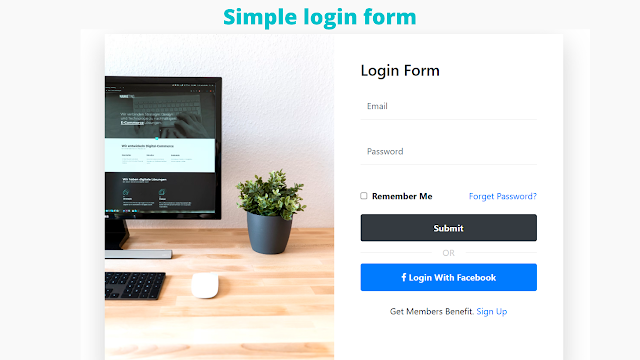 Create Bootstrap Login Form Page With Side Image With Source Code By Cwrcode May 2023 Medium