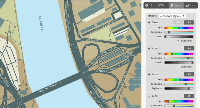 Custom Styles for MapBox Streets | by Mapbox | maps for developers