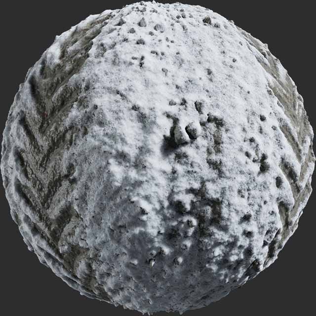 Snow 05 pbr texture | by 3dheven | Medium