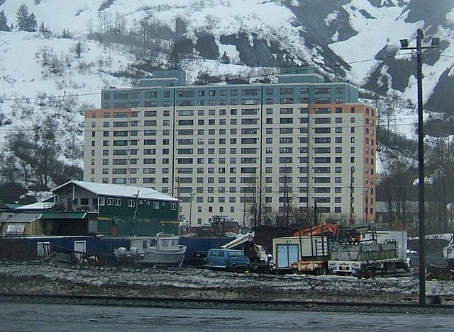 One Whole City In One Building. An unusual Alaskan community gathered ...