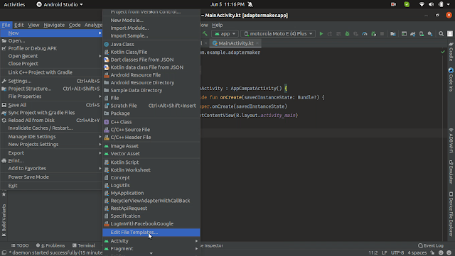 Create Any Recyclerview Adapter within 5 seconds, in Android | Kotlin ...
