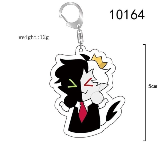 Ranboo Split Keychain Accessory - Ranboo Merchandise Shop - Medium