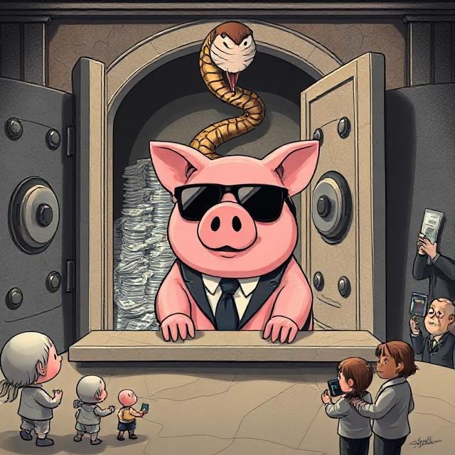 Banks Are Just Fancy Piggy Banks (With Suits, Fees, and Vaults): Why We ...