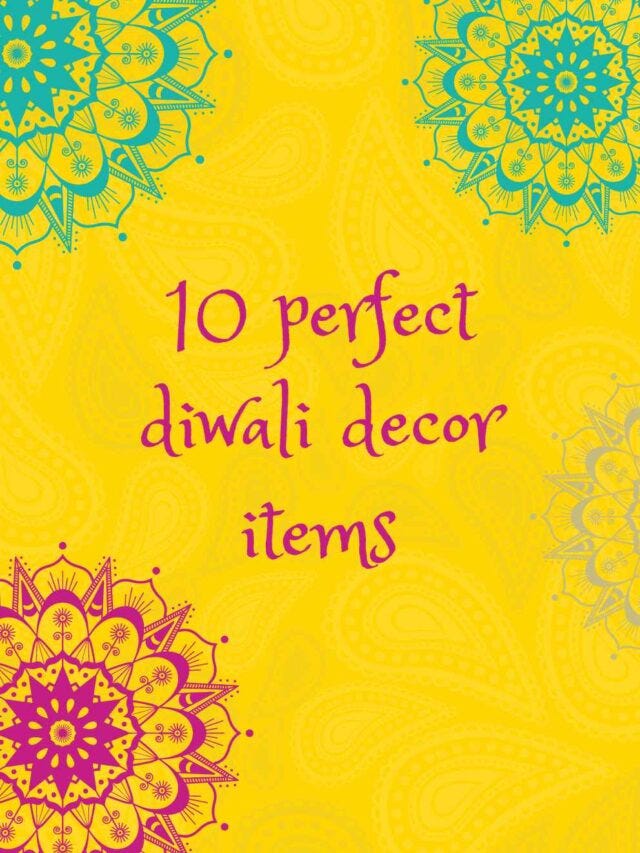 Top 10 perfect diwali decor items | by Sajosamaan | Medium