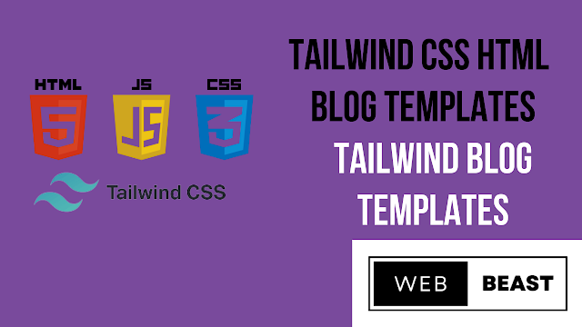Tailwind CSS Html Blog Templates | Tailwind Blog Templates | tailwind ...
