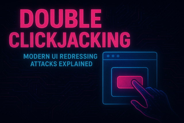 DoubleClickjacking: Modern UI Redressing Attacks Explained | by ...