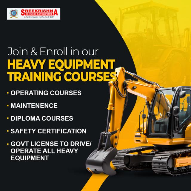 Join & Enroll in our HEAVY EQUIPMENT TRAINING COURSES - Artistwork - Medium