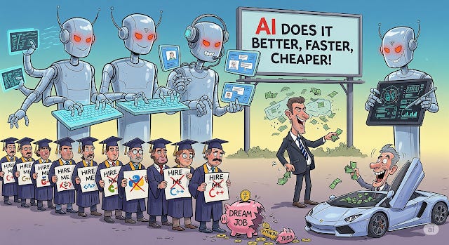 Computer Science Grads Face 7.5% Unemployment: AI Job Cuts Crush Coding ...