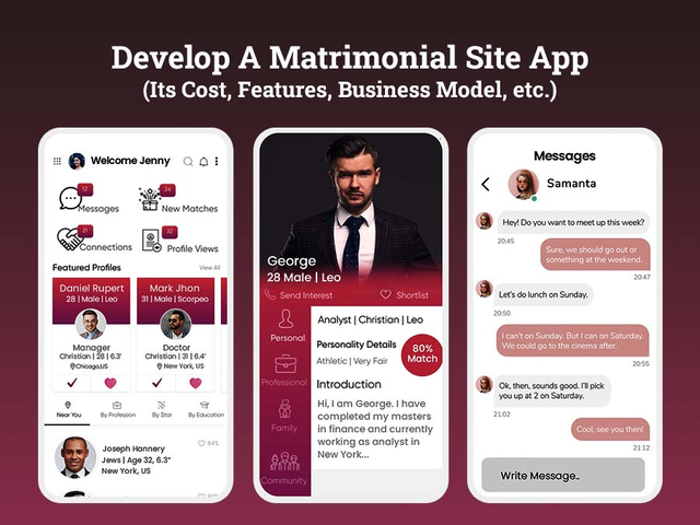 How Much Does It Cost To Create A Matrimonial Site App | by Sophia Martin | JavaScript in Plain ...