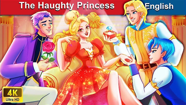 The Haughty Princess | Fairy Tales in English Because she has a face ...