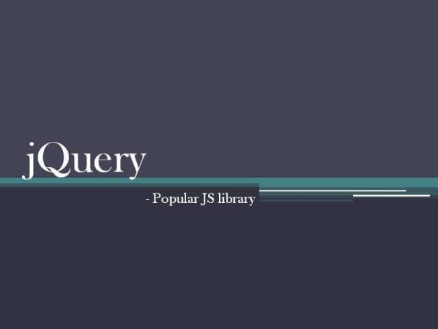 jQuery — The most popular javascript library | by Shanmukh Srinivas Velampudi | Medium