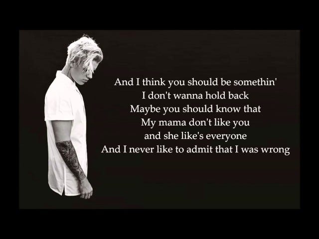 Love Yourself Song lyrics in English — Justin Bieber | by ReddhawkZ ...