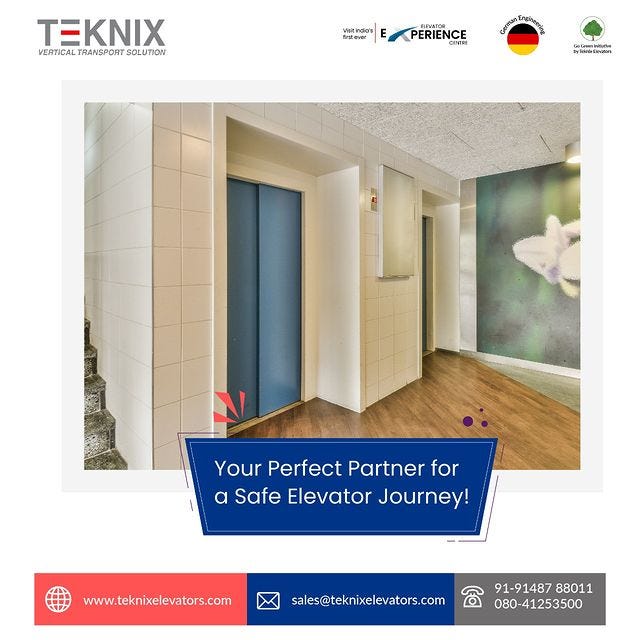 Perfect Elevator Manufacturers in Hyderabad — Teknix Elevators - teknix elevators - Medium