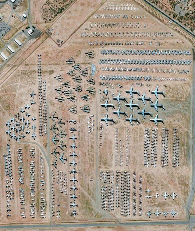 📷 DAILY OVERVIEW: Davis-Monthan Air Force Base in Tucson, Arizona, USA ...