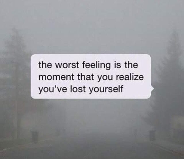 did i pour so much of myself that i ran empty, with nothing left to ...