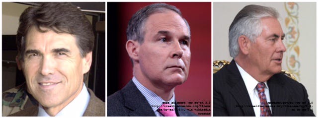 Trump’s Climate Change Trifecta — Pruitt, Tillerson and Perry | by ...