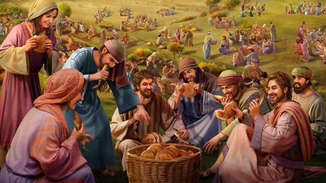 Gumawa si Jesus ng mga Himala. 1) Pinakain ni Jesus ang Limang Libo ...