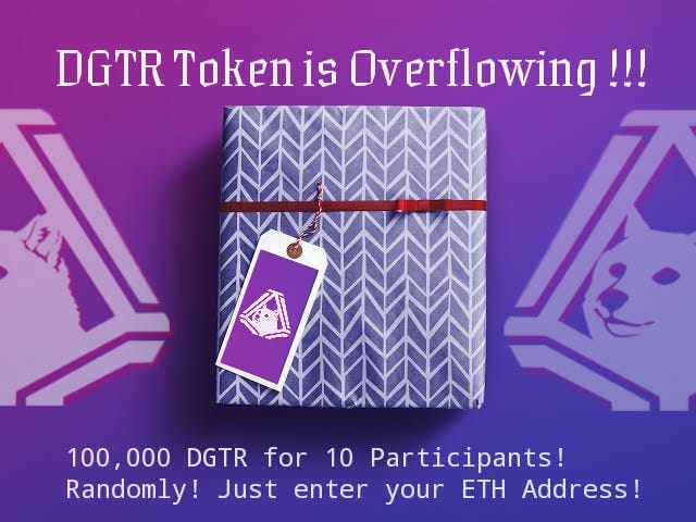 Hot Event!. 100,000 DGTR for 10 Participants… | by Dogefather Official | Medium