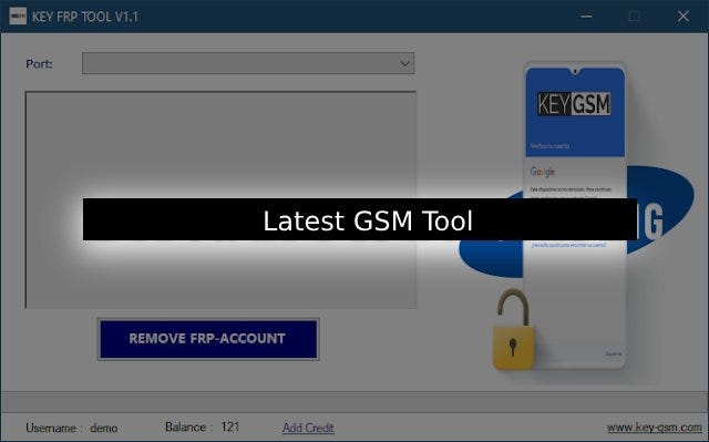 Download Key FRP Tool 1.1 Free With 75 Credit Unlock Tool - Mirha - Medium