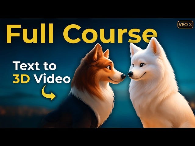 How to Created a Stunning 3D AI Animated Video Using Google VEO V3 — A ...