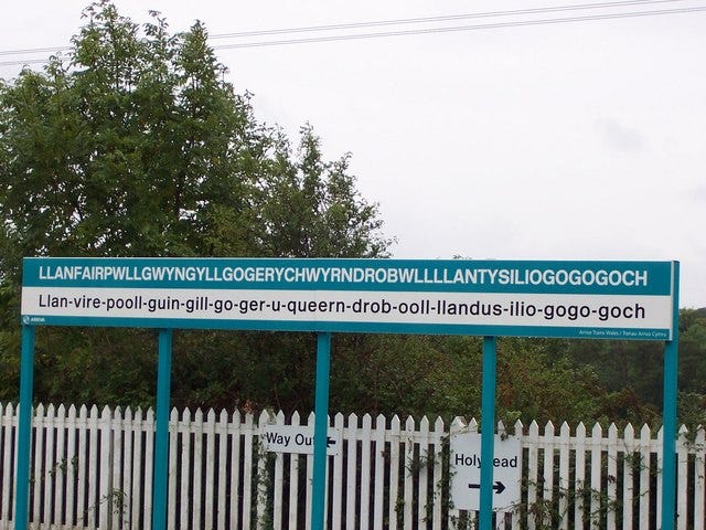 One-Minute Facts: The Welsh Village With 58 Letters | by CarolF | The ...