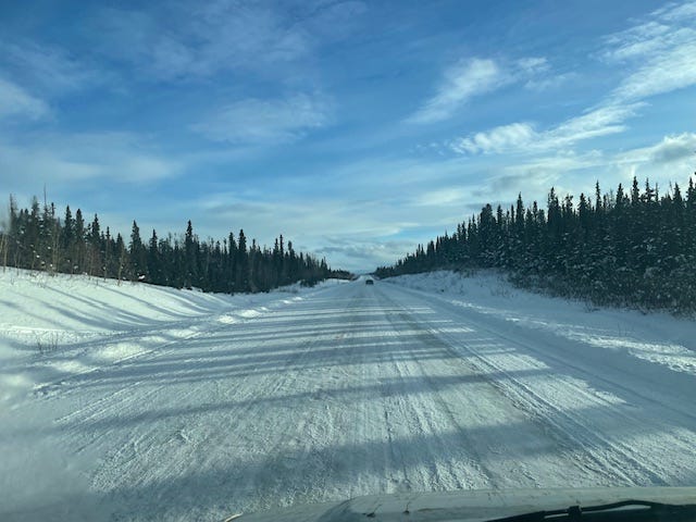 The Alaskan Highway in Winter. Adventure Across Frozen Roads | by ...