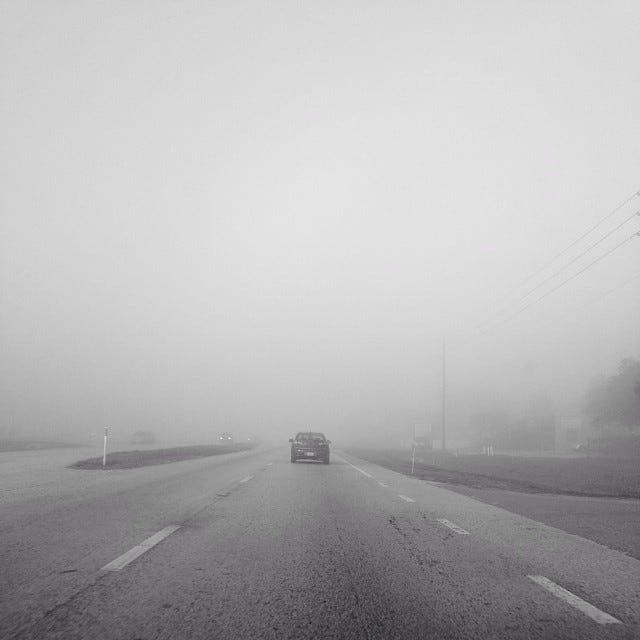 Fog slows drivers down, anti-fog speeds them up | by eLife | Brains and ...