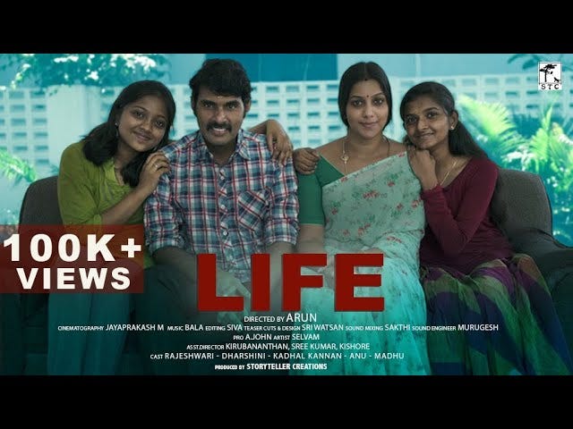 Today I write about life short flim . Yesterday I saw a life short film ...