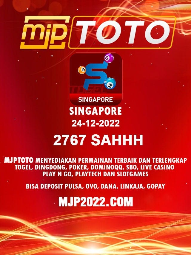 RESULT SINGAPORE MJP TOTO 24/12/2022 - mjptotoo - Medium