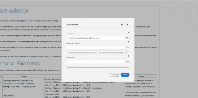 AEM Authoring: Integrate Asset Selector in Touch UI Dialogs for ...