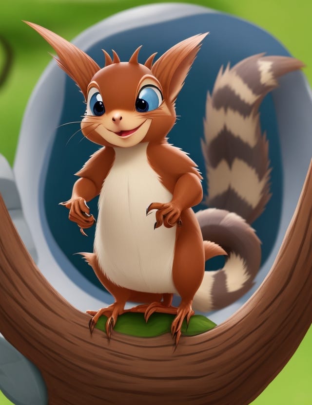 "Robby the Acrobat Squirrel: Unleashing Playfulness and Mischief" - The ...