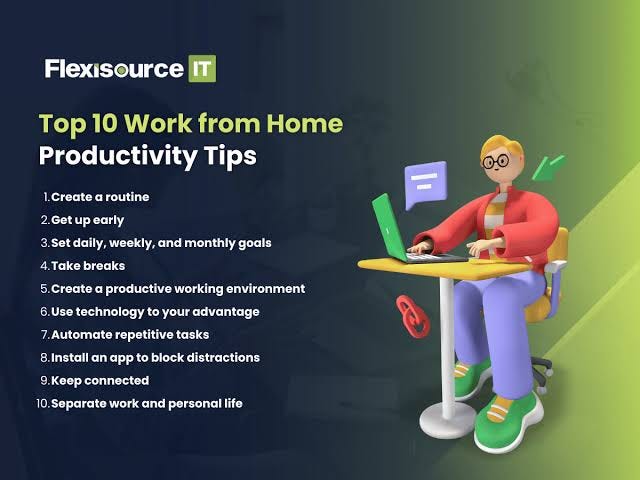 10 Productivity Tips When Working at Home | by Numan Majeed | Oct, 2024 ...