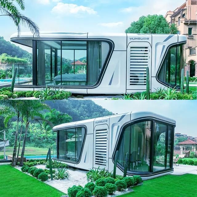Experience the Future of Glamping with Space Capsule Rooms Prefab ...