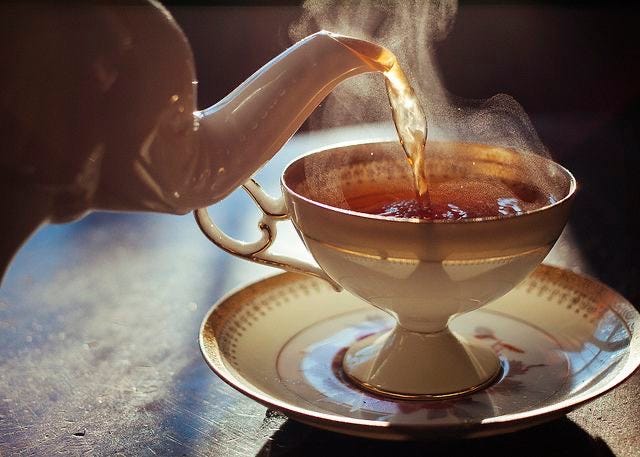 Her Tea Leaves. In the earliest hours of the day, she… | by Mignaughty ...