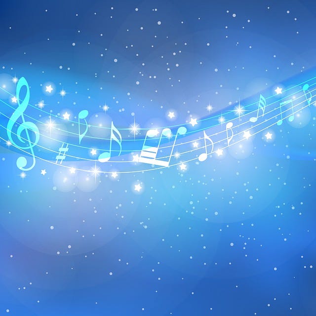 Music Haiku - Crescent Moon - Medium