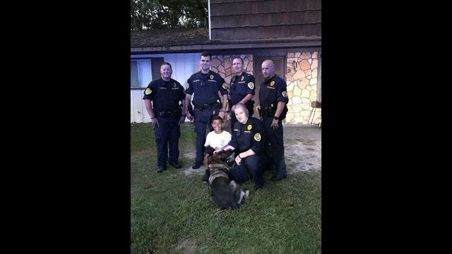 Georgia officers pray with 9-year-old boy with brain cancer | by ...