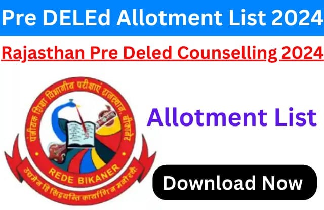uploRajasthan BTSC Pre DELEd Allotment List 2024 - Bihar Find Job - Medium