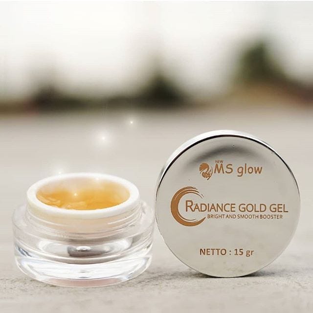 Ms Glow Radiance Gold. MS Glow Radiance Gold Gel merupakan gel… | by prestigebeauty.id | Jul ...