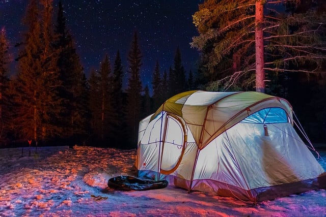 How to Stay Warm in Tent While Camping in Winter | by John Watney | Medium