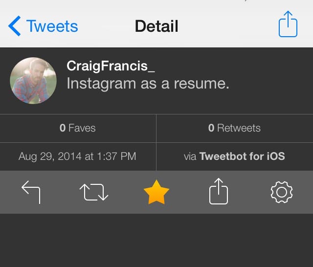 Instagram as a Resume. Why your Instagram will be more… | by Craig ...