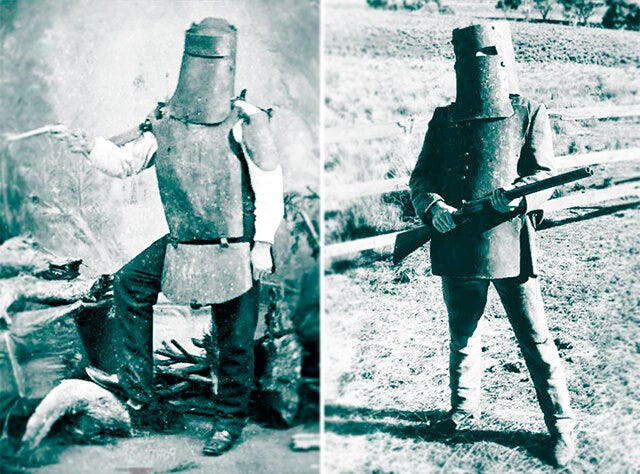 The Unkillable Kelly Gang in iron armor— Madness and Courage | by ...