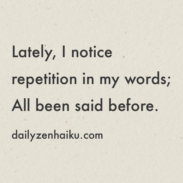 Repetition Of Words