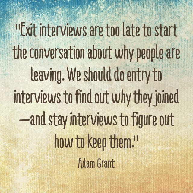 Stay Interviews: The Modern Strategy for Employee Retention and Trust ...