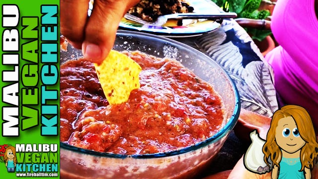 HOW TO MAKE MALIBU GARDEN FRESH SALSA — MALIBU VEGAN KITCHEN 002 | by ...