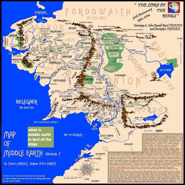 what is middle earth in lord of the rings what is middle earth in lord ...