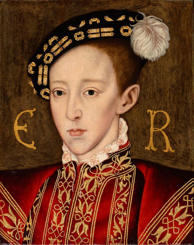 Edward VI’s short reign. When Henry VIII died, the crown was… | by ...